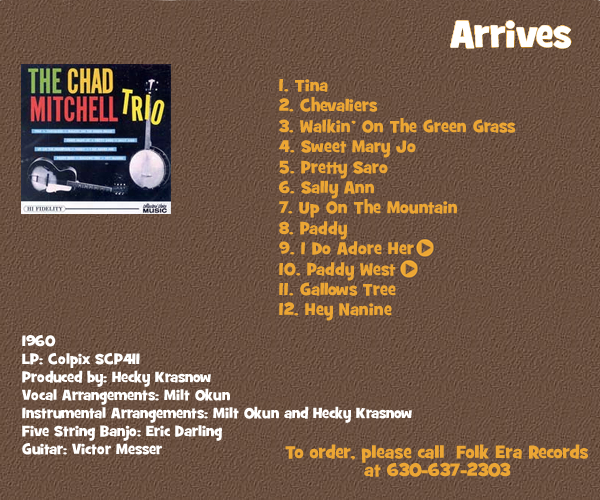 Chad Mitchell Trio - Then & Now - Official Website