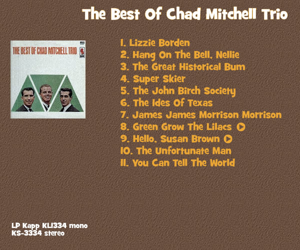 Chad Mitchell Trio - Then & Now - Official Website